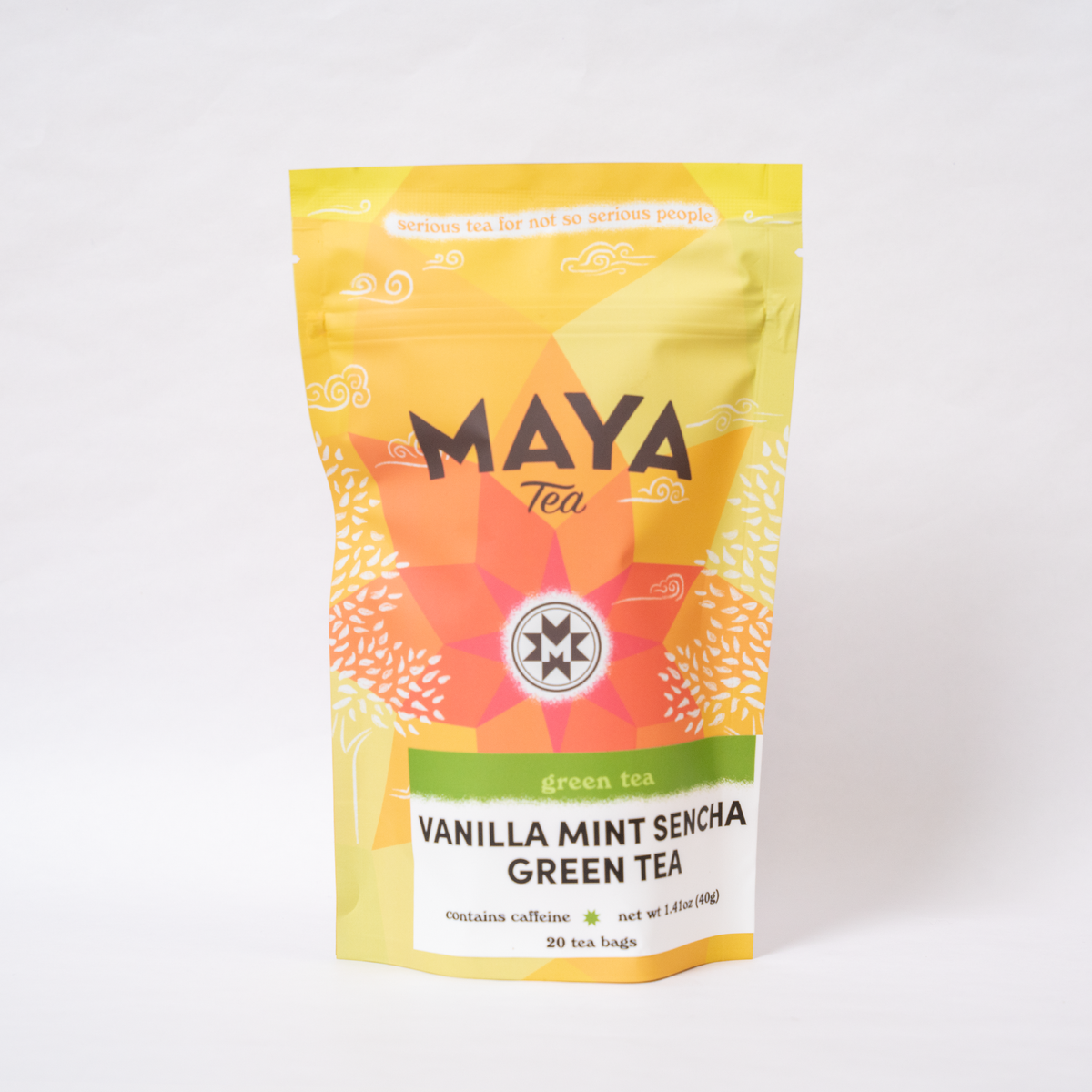 Vanilla Mint Sencha Green - Case of 6 20ct Retail Sachets | Maya Tea